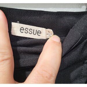 essue | Skirts | Womens Essue Mini Wrap Black Skirt Size S | Poshmark